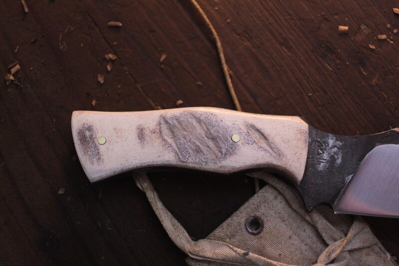 Barrett Knives Mini Strider 4” Clip Point / Moose Antler / Alaskan ...