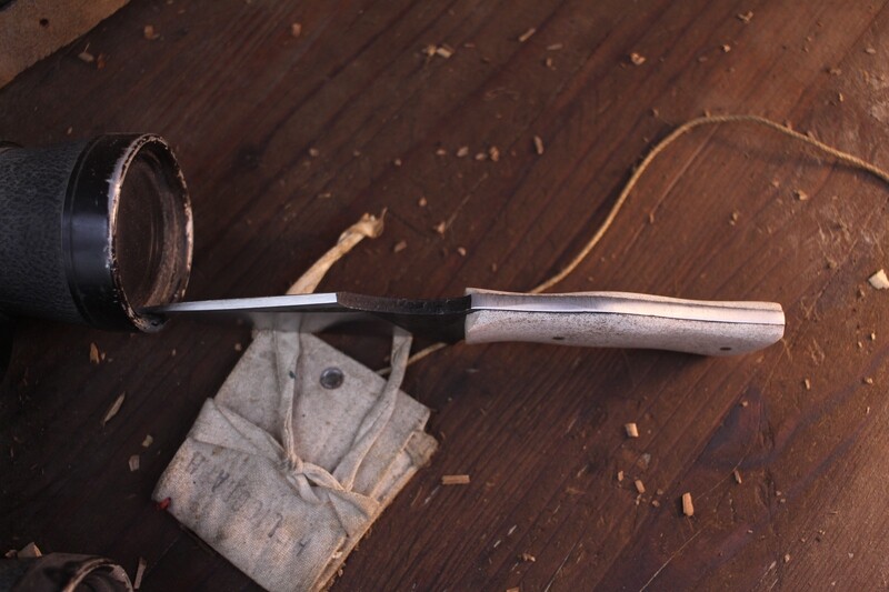 Barrett Knives Mini Strider 4” Clip Point / Moose Antler / Alaskan ...