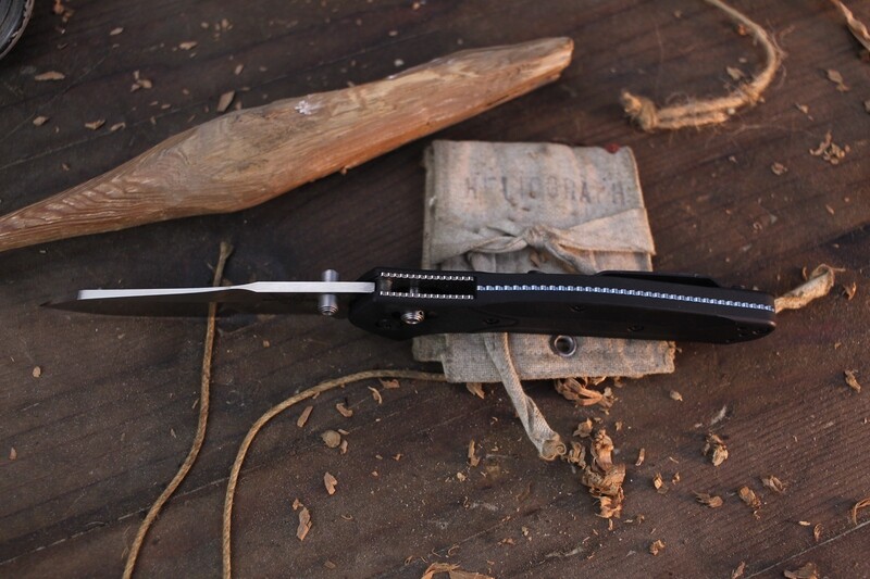 Benchmade Osborne 3.4" Automatic Knife / Black Aluminum / Satin 154CM ...