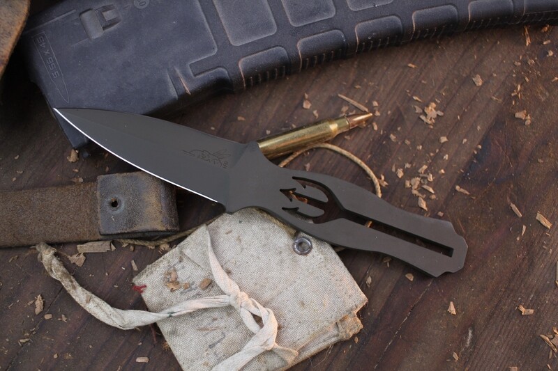 Half Face Trident 2.5" Fixed Dagger / Skeletonized / Sniper Grey ...