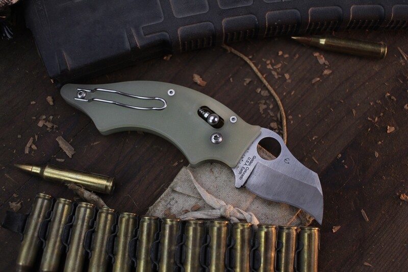Spyderco Dodo 2.05" Folding Knife, Jade G10 / Satin M4 ( Pre Owned )