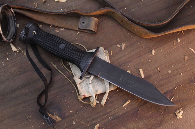 Ontario Knife Company MK3 MOD 0 6" Fixed Blade / Black Plastic / Black ...