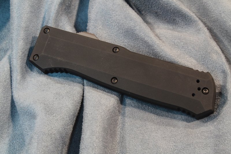 Benchmade Pagan 3.96" D/A OTF Automatic Knife / Black / Black (Prototype)