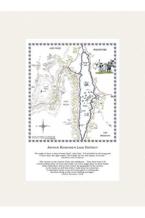 "Arthur Ransome's Lake District" Mounted Print - Arthur Ransome Trust ...