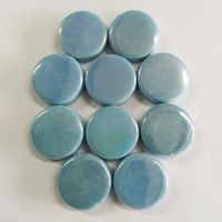 XL Penny Rounds, Iridescent Turquoise