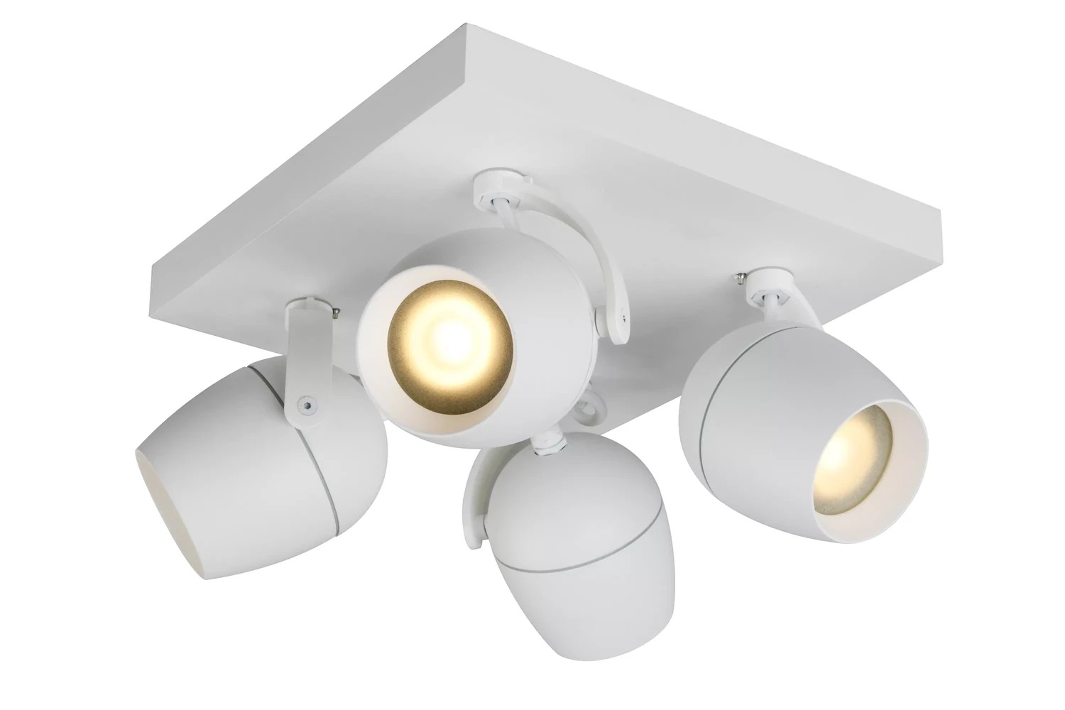 PRESTON Orientable Ceiling spotlight 4xGU10 IP44 White