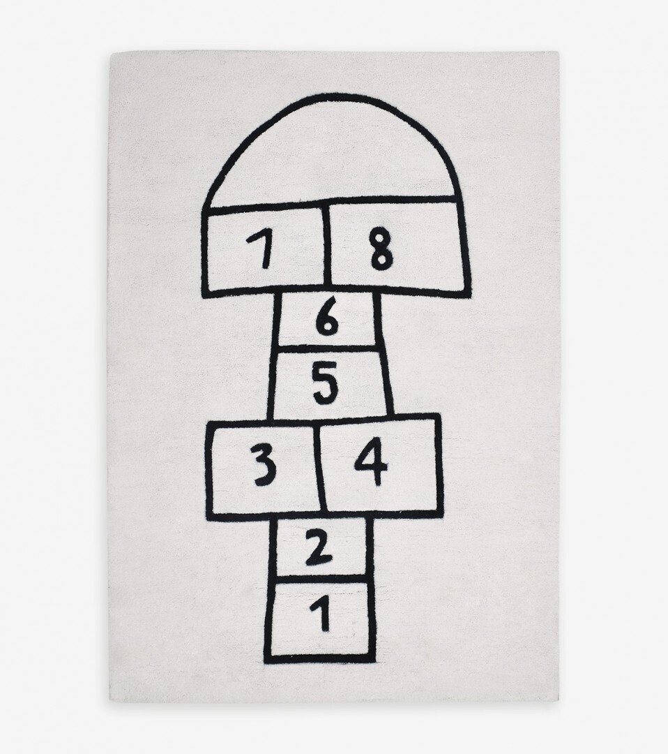 HOPSCOTCH RUG - WHITE - 120x170cm