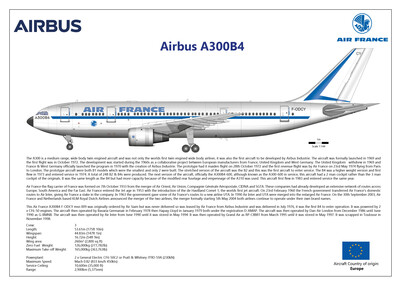 Jetpubs Airbus A300 Cockpit Poster - 18 X 36