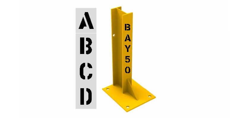 A-Z VERTICAL INTERLOCKING LETTER SET