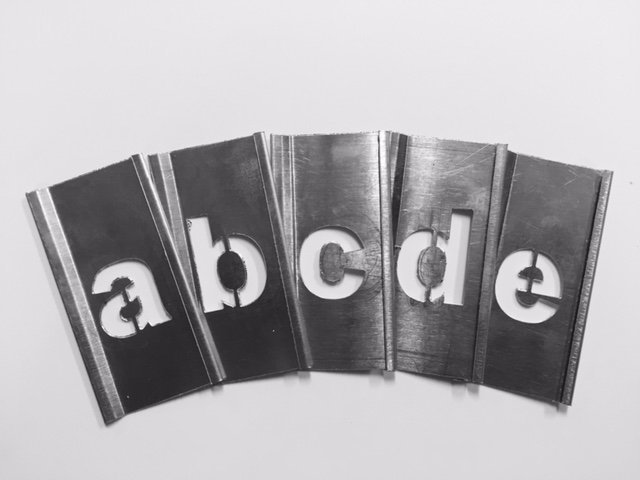 a-z Lower Case INTERLOCKING LETTER SET