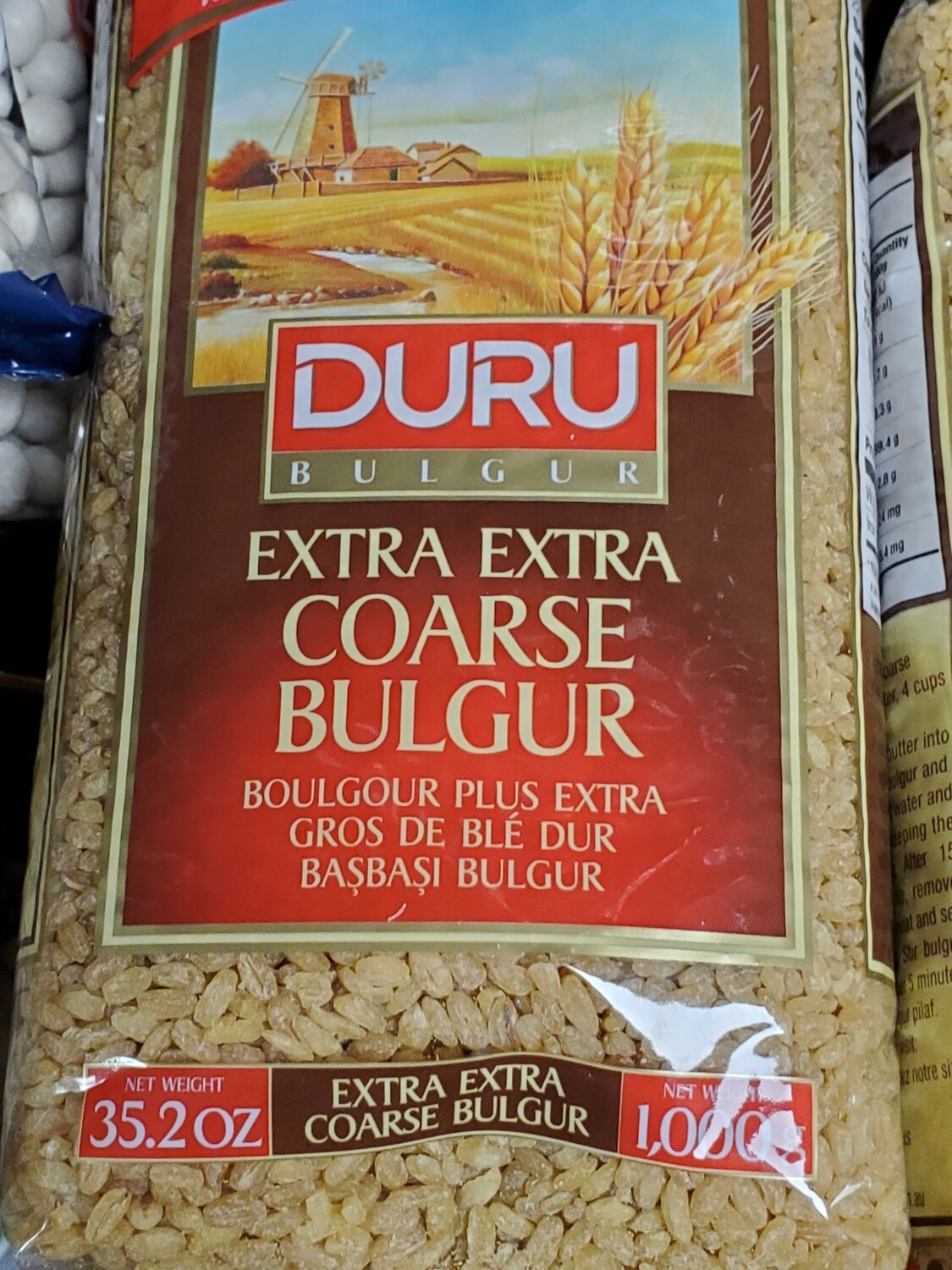 Duru extra extra Coarse Bulgur (basbasi bulgur) 1kg Başbaşı Bulgur Duru extra extra Coarse Bulgur (basbasi bulgur) 1kg Başbaşı Bulgur