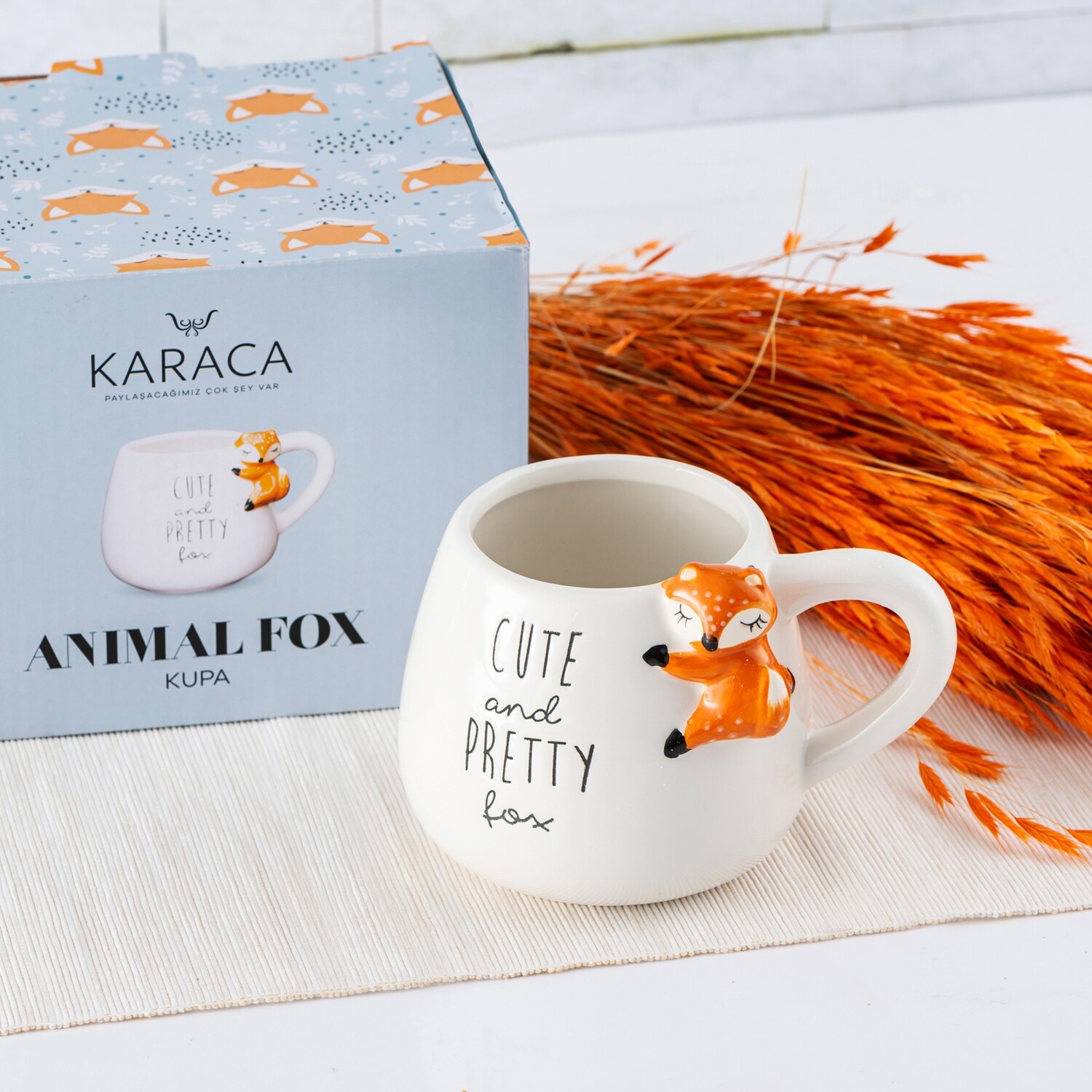 KARACA ANIMAL FOX MUG