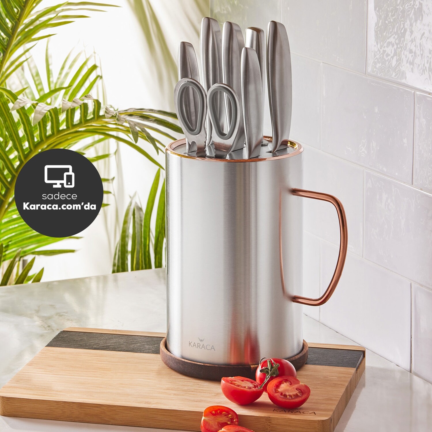 KARACA MEISTER BARREL 8 PIECES KNIFE SET