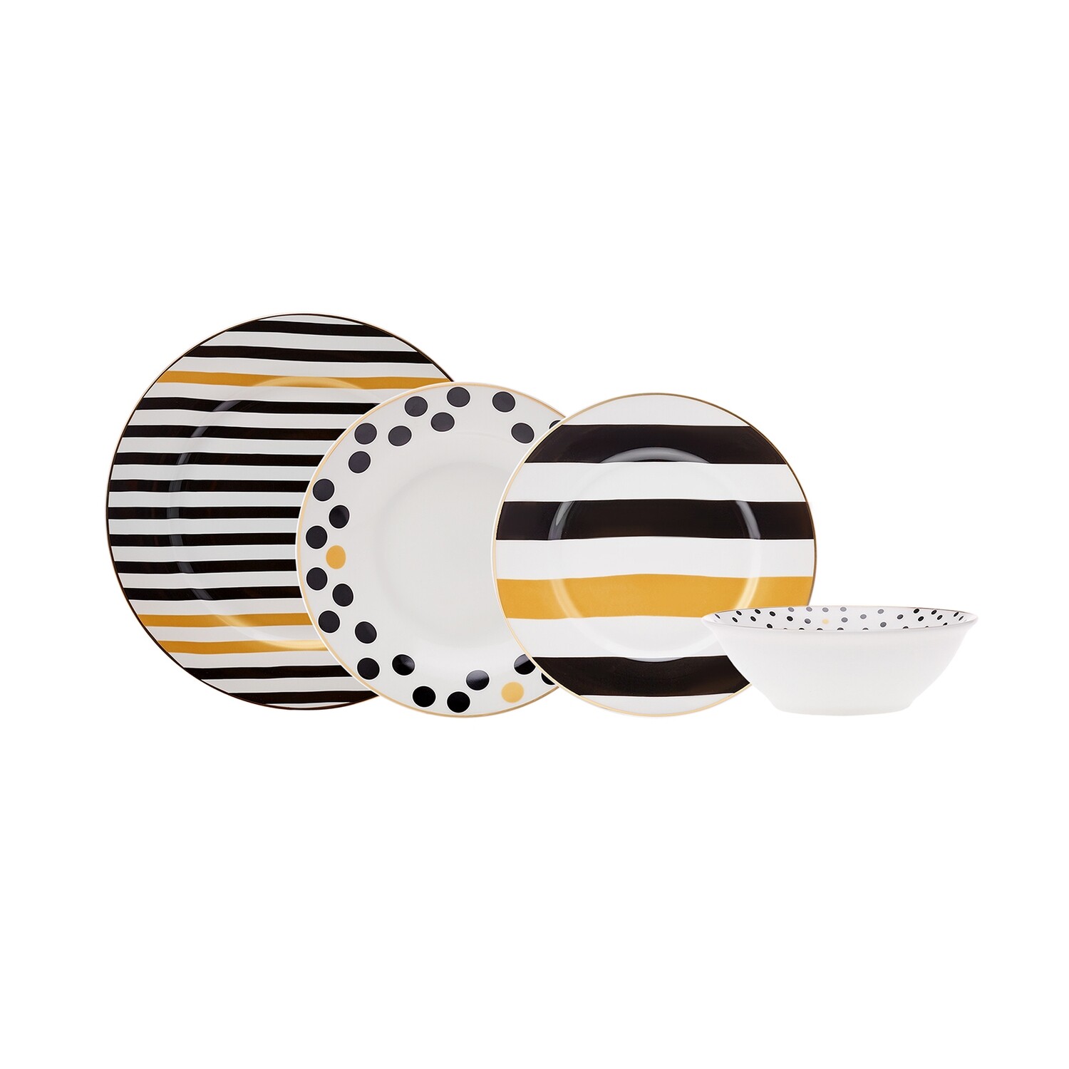 KARACA NOSSA 24PIECES DINNERWARE SET