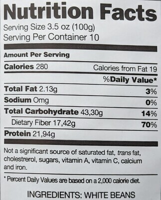 REIS Turkish Dermason White Beans 2.5kg