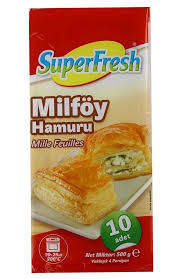 SUPERFRESH Milfoy Pastry 500gr (Frozen)