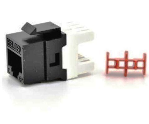 AX101321 Jack CAT6 gigaflex PS6+ keystone black Belden