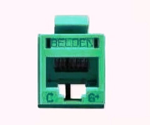 AX101325 Jack CAT6 gigaflex PS6+ keystone red Belden