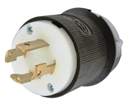 HBL2721 Plug twist-lock 3P4W 30A 250V (L15-30P) black Hubbell