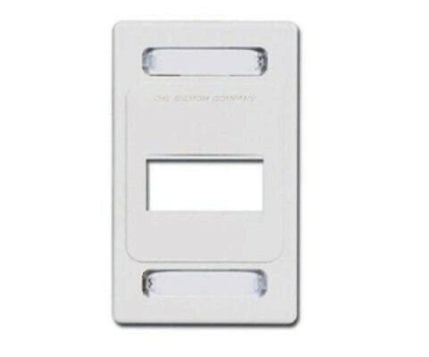 MX-FP-S-03-01 Faceplate 3 PTO max 2X4 black Siemon