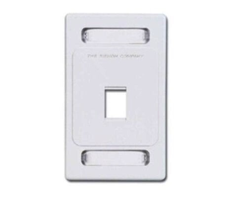 MX-FP-S-01-02 Faceplate 1 PTO max 2X4 white Siemon