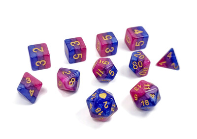 Opaque Pride Dice