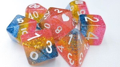 Opaque Pride Dice