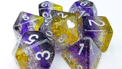 Opaque Pride Dice