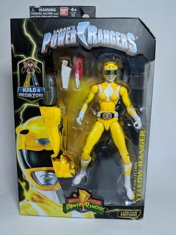 Mighty Morphin Power Rangers Legacy 6" Yellow Ranger BAF (in stock)