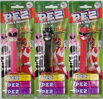 Pez Power Rangers (No Lollies)