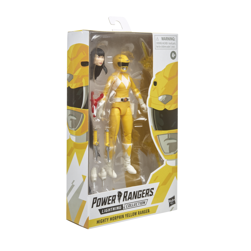 Hasbro Yellow ranger Trini Lightning Collection figure