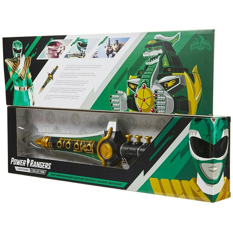 Hasbro Power Rangers Lightning Collection Mighty Morphin Green Dragon ...