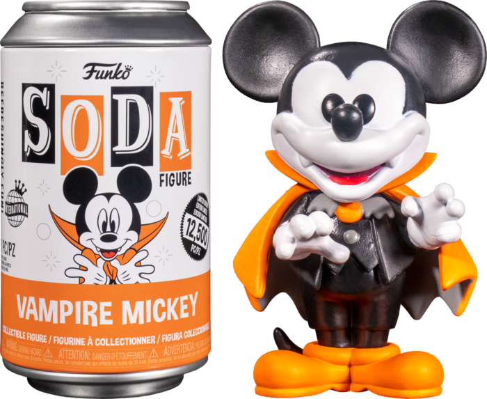 Mickey Mouse - Vampire Mickey Vinyl SODA Figure in Collector Can ...