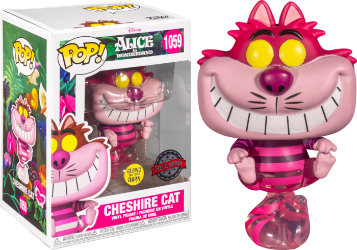Alice in Wonderland - Cheshire Cat Translucent Glow in the Dark 70th ...