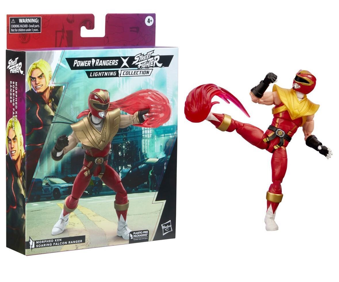 Power Rangers X Street Fighter Lightning Collection Morphed Ken Soaring ...