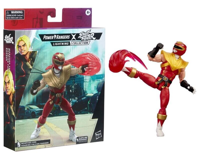 Power Rangers X Street Fighter Lightning Collection Morphed Ken Soaring ...