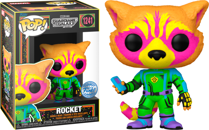 GotG 3 - Rocket Blacklight Pop! Vinyl Figure