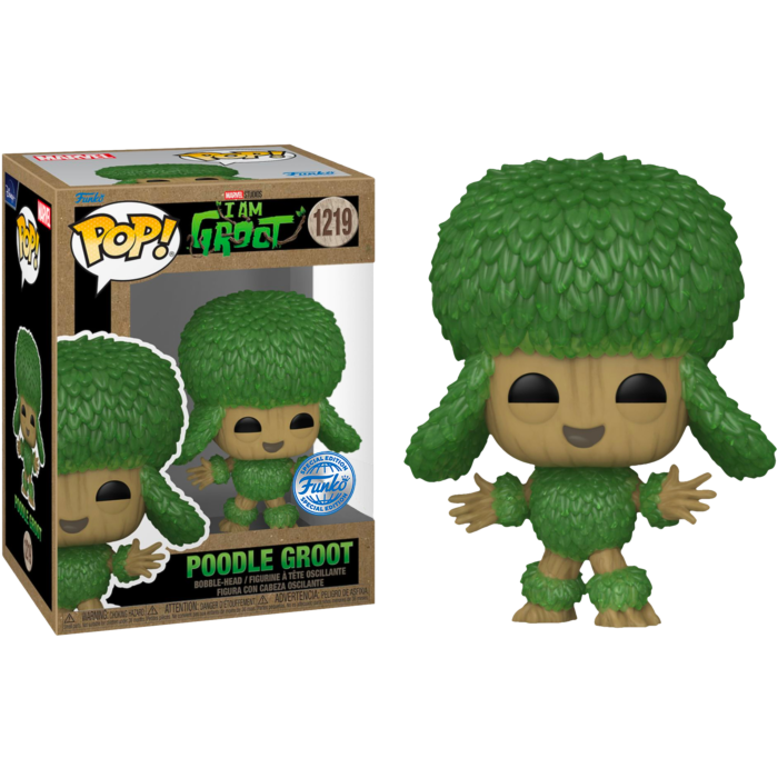 I Am Groot (2022) - Poodle Groot Earth Day 2023 Flocked Pop! Vinyl Figure