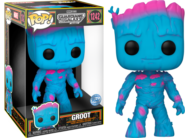 Guardians of the Galaxy Vol. 3 - Groot Blacklight 10" Jumbo Pop! Vinyl ...