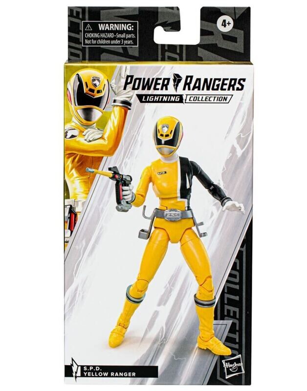 Power Rangers Lightning Collection S.P.D. Yellow Ranger 6-Inch Action ...