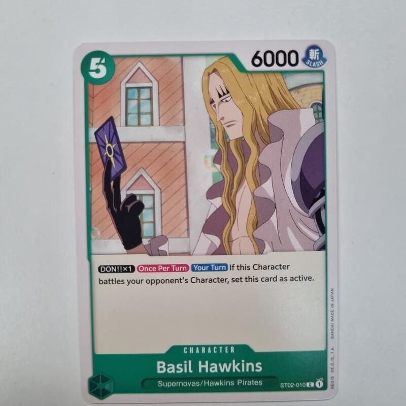 One Piece Card- Basil Hawkins ST02-010