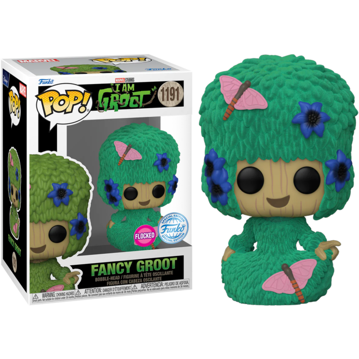 I Am Groot (2022) - Fancy Groot Flocked Pop! Vinyl Figure