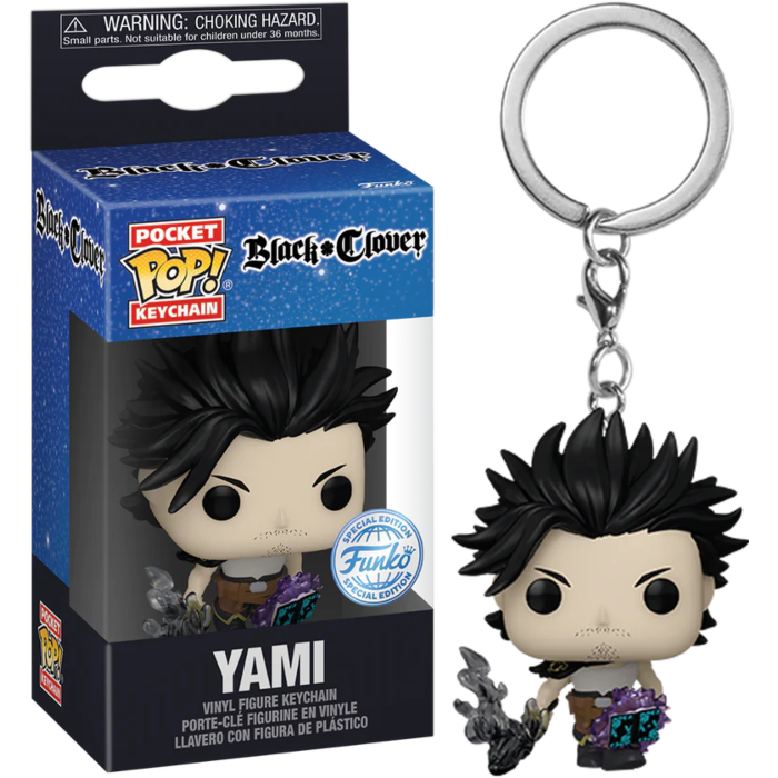 Pre-Order: Black Clover - Yami Pocket Pop! Vinyl Keychain Figure