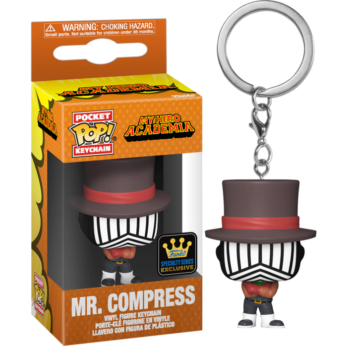 My Hero Academia - Mr. Compress Hideout Pop! Keychain Figure