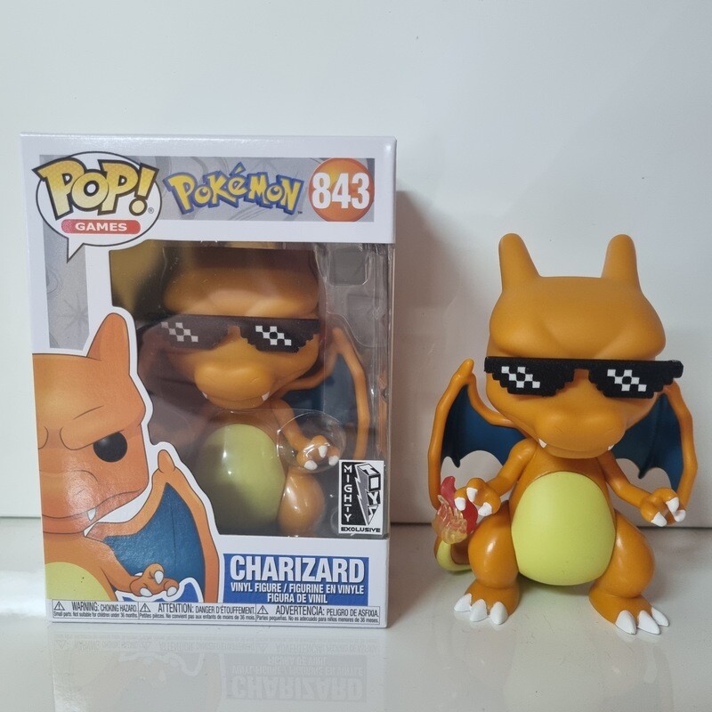 Pokemon - Thug Life Charizard Pop! Vinyl Figure (Mighty Toys Custom ...