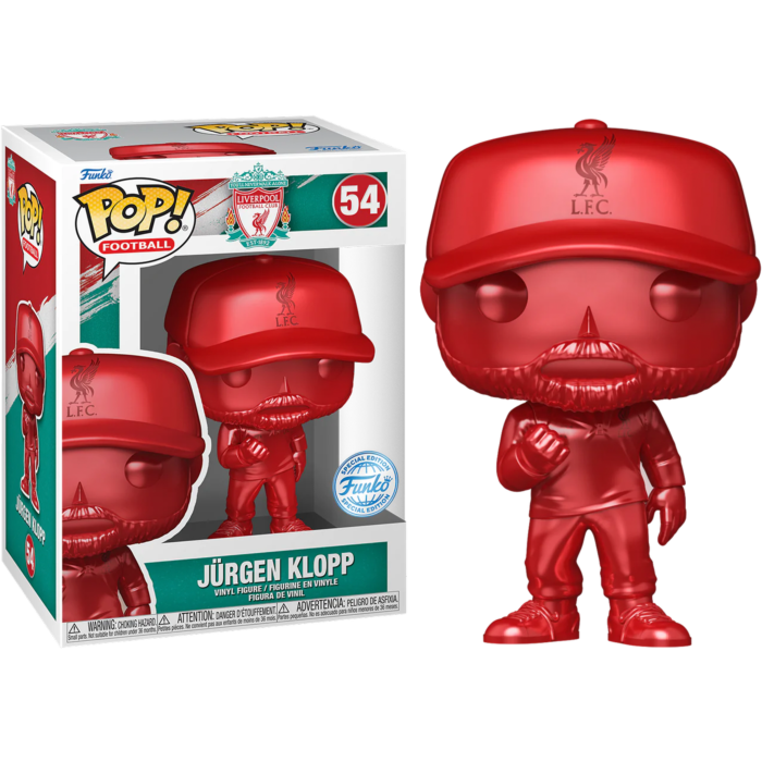 Football (Soccer) - Jurgen Klopp in Red Liverpool Metallic Pop! Vinyl ...
