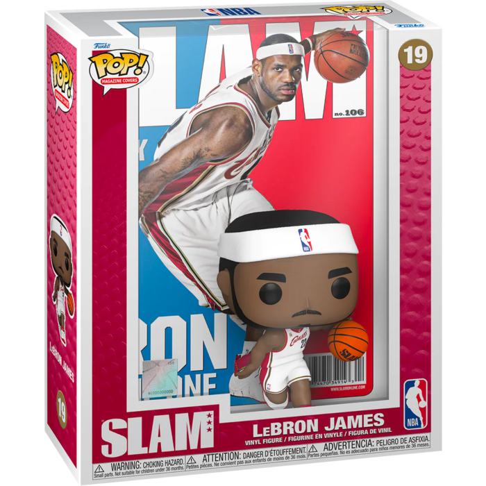 NBA: Basketball - LeBron James SLAM Pop! Magazine Cover Vinyl Figure