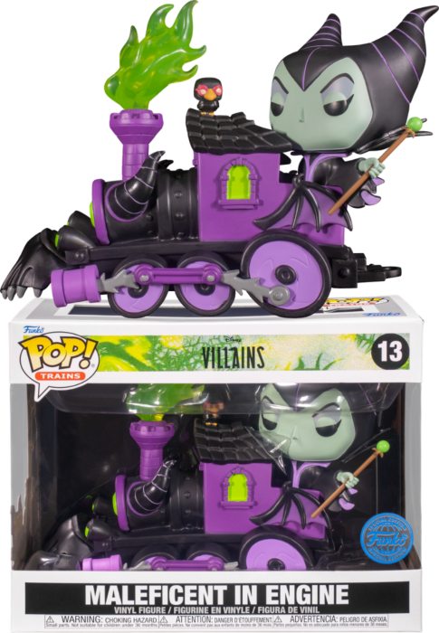 Disney Villains - Maleficent in Train Engine Deluxe Pop! Vinyl Figure ...