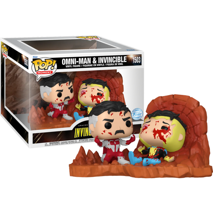 Invincible (TV) - Omni-Man & Invincible "Think Mark" Pop! Moment Vinyl ...