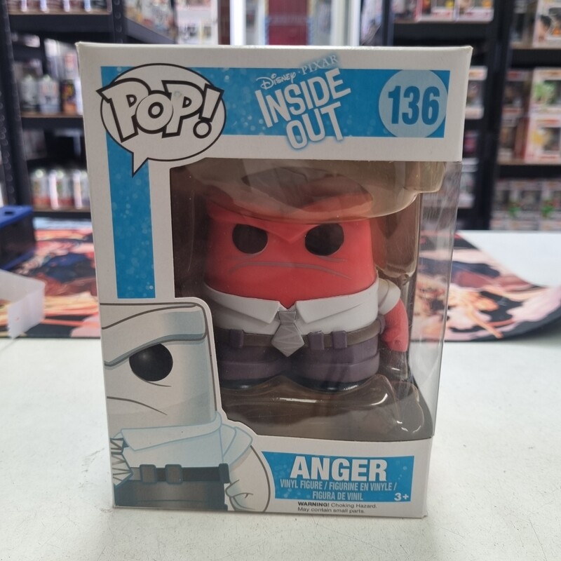 Inside Out- Anger Pop! Vinyl Figure (Item as shown)